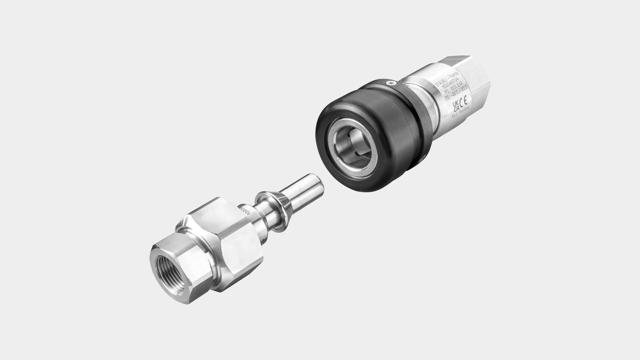 Raccords rapides haute pression en acier inoxydable pour H2 - Stäubli