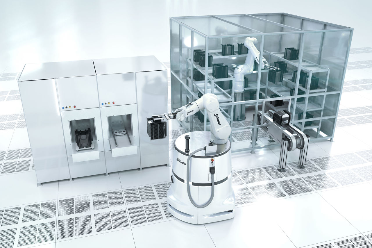 Wafer Carrier Handling With Stäubli Robots