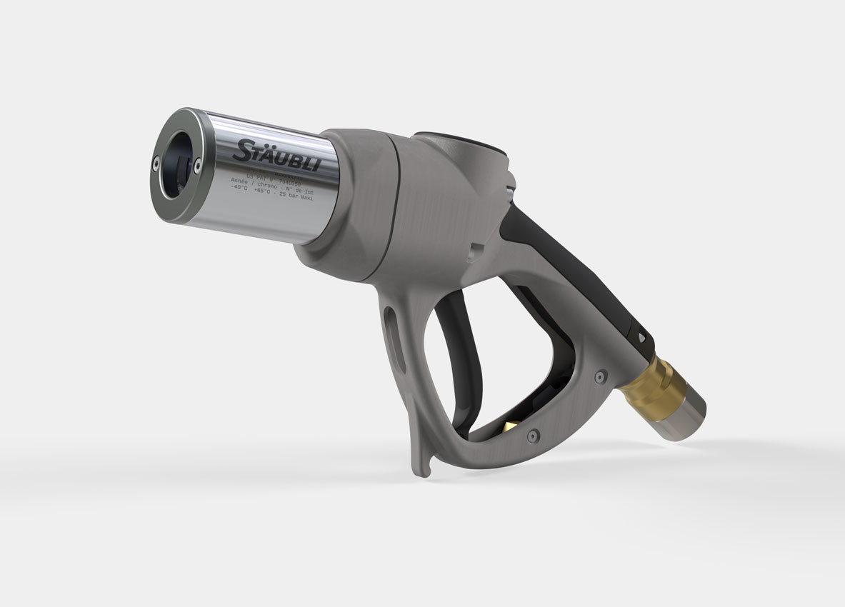 Inline break away safety for refueling with LPG BRW - Stäubli