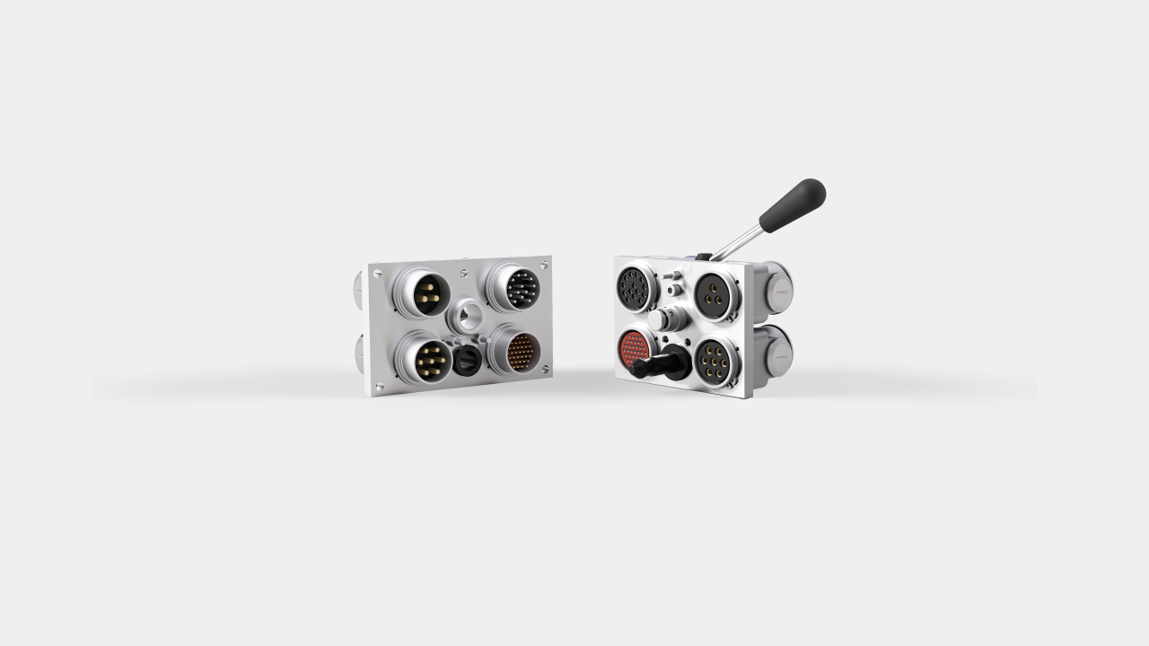 Modular connectors for centralized electrical connections REP - Stäubli
