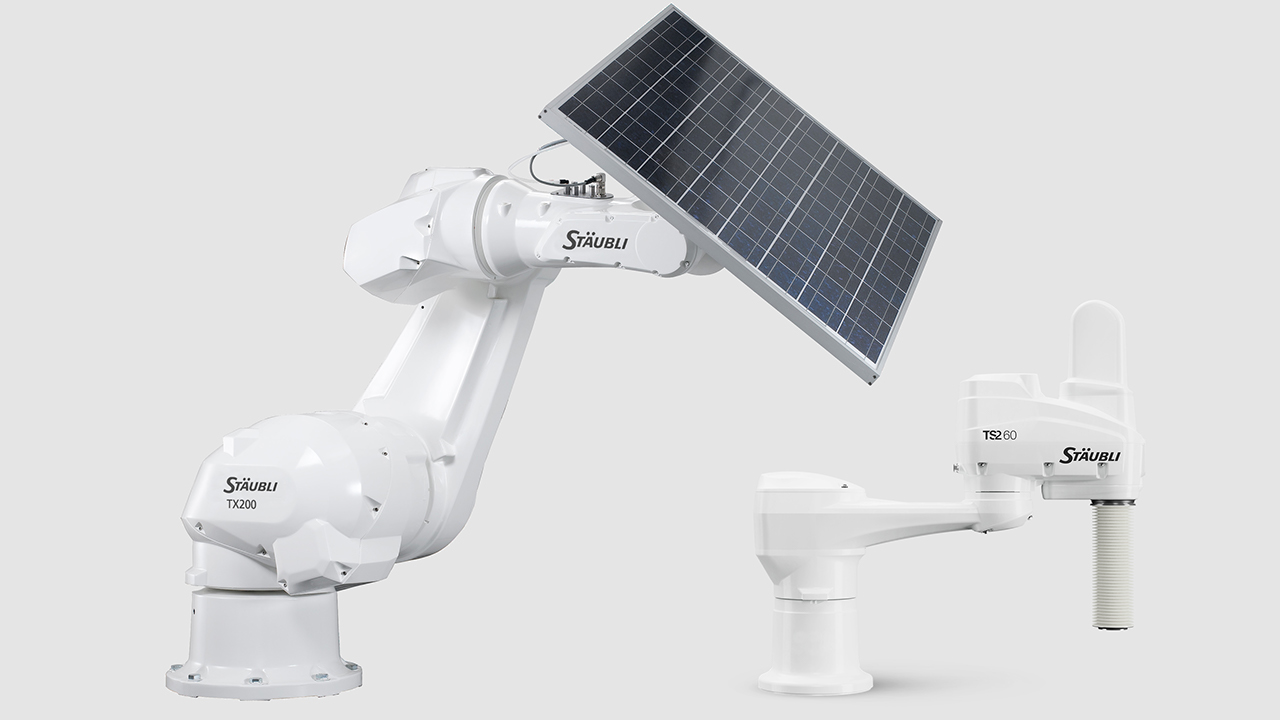 PV module assembly solutions with Stäubli robots