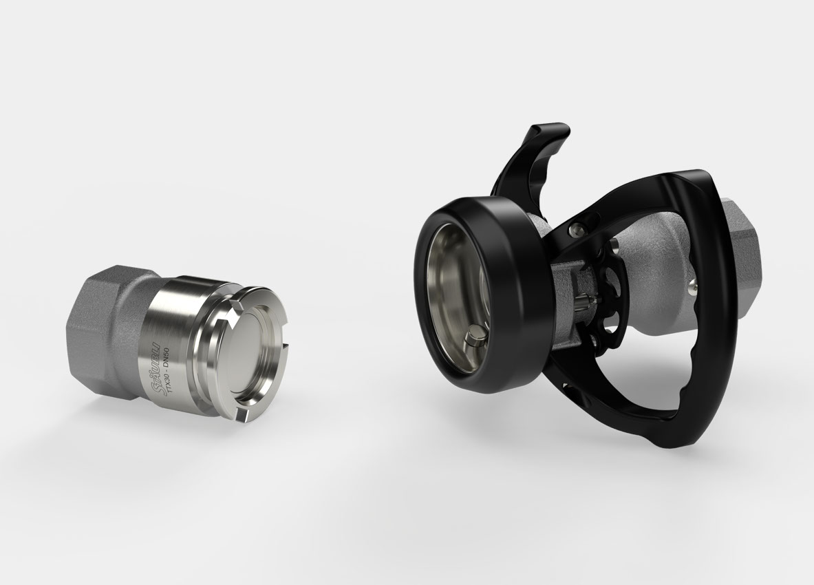 STANAG 3756 Kupplung für höchsten Durchfluß und sichere Verbindung TTX ...