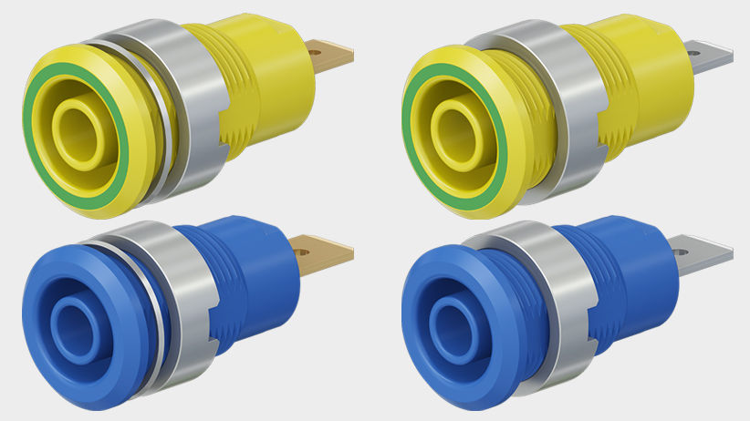 Panel-mount socket SLB4-F...