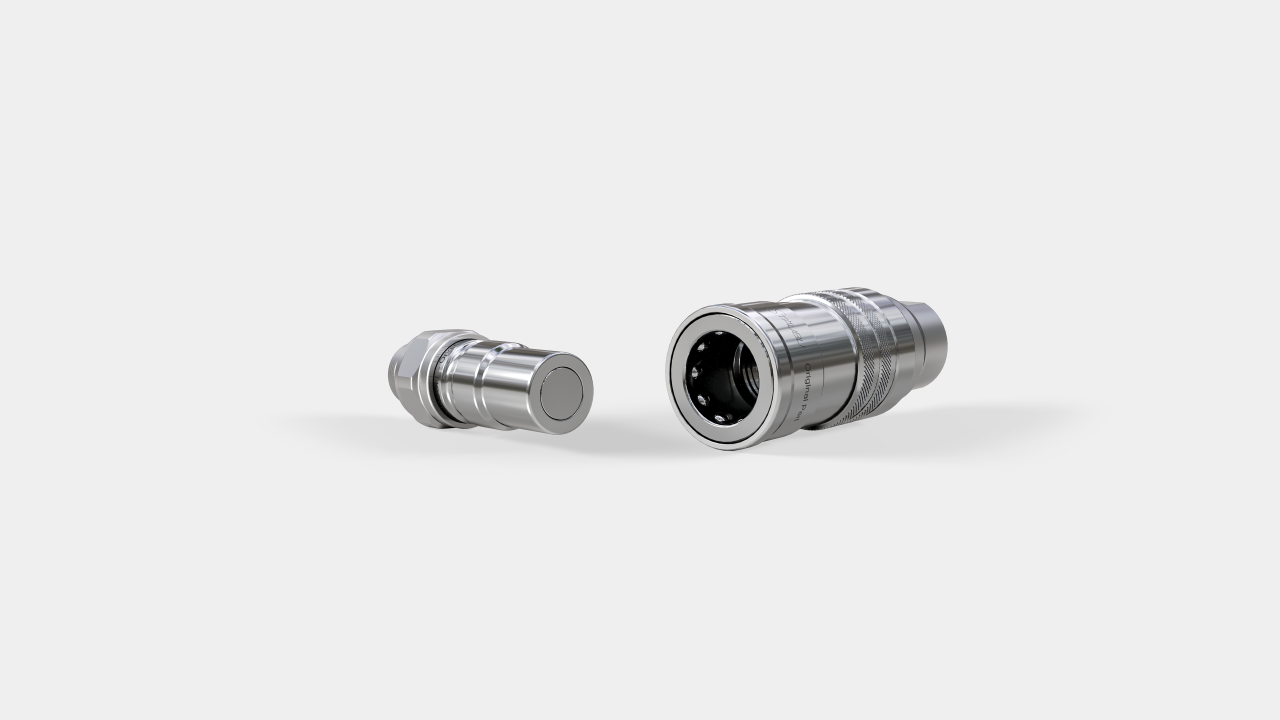 Compact clean break hydraulic quick couplings CBX - Stäubli