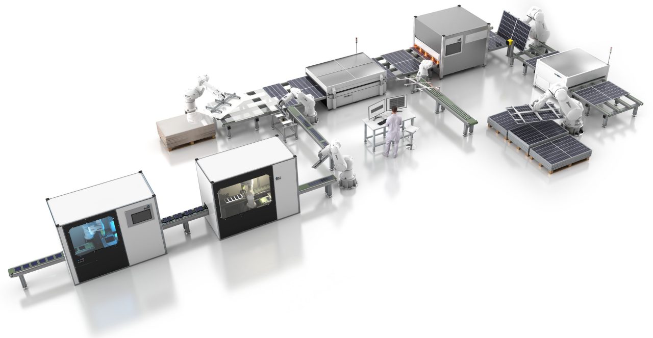 PV module assembly solutions with Stäubli robots