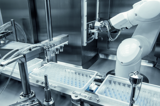 Robot Stericlean per imballaggi farmaceutici altamente flessibili