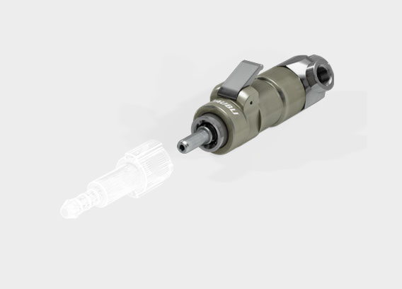 Quick connection for engine test in automotive RPE - Stäubli