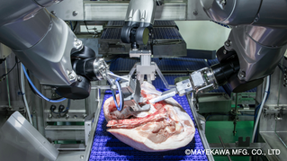 Deboning pork with robots and AI | Stäubli United States